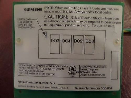Siemens, 550-054, TEC Plug in Relay | eBay