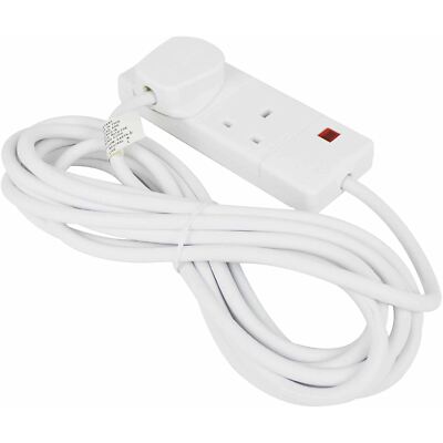 Status 2 Way Extension Lead 5m 5022822136137 | eBay UK