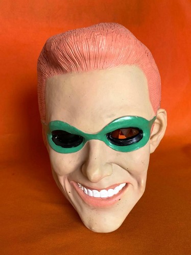 VINTAGE 1995 RIDDLER BATMAN VILLAIN HALLOWEEN MASK MADE IN CHINA ...