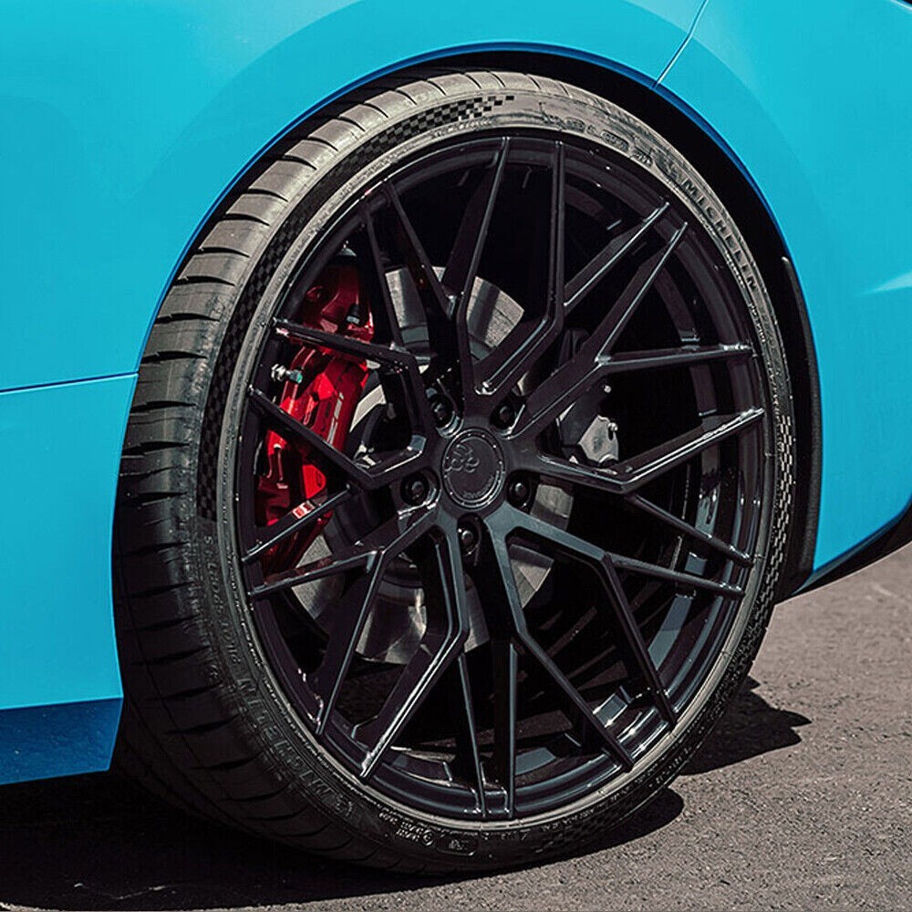 19/20" Avant Garde M520R Black 19x8.5 20x11 Wheels Rims Fits Chevy ...