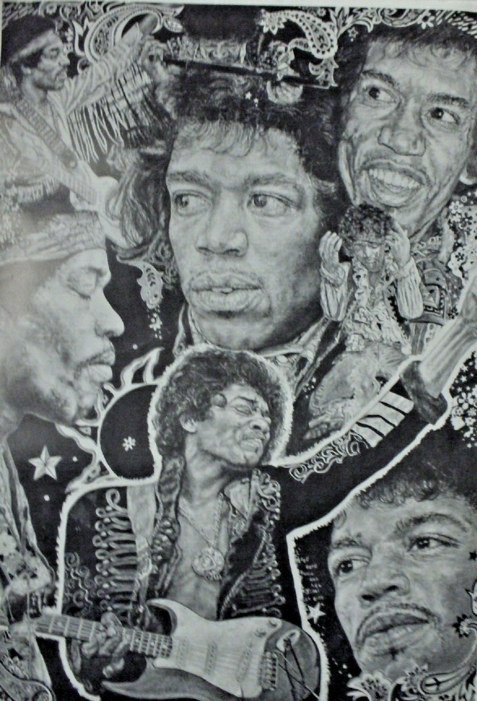 Jimi Hendrix Pencil Drawing