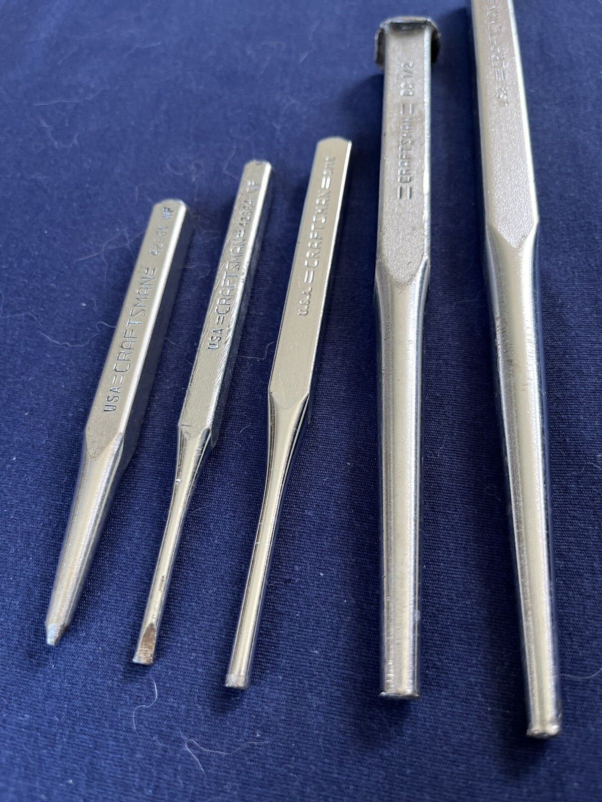 Vintage Craftsman USA Line up Punch Tool 8â Long X 3/16â 42902 Pin WF ...