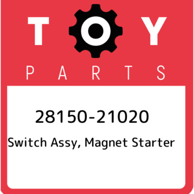28150-21020 Toyota Switch assy, magnet starter 2815021020, New Genuine ...