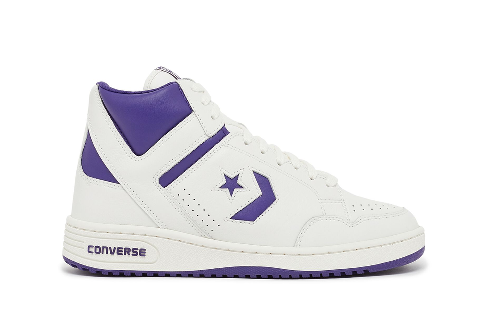 NEW Converse Weapon White Court Purple A11211C Magic Johnson Lakers DS ...