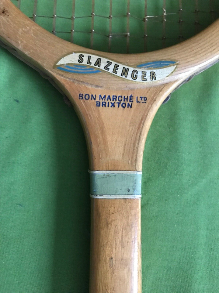 Slazenger vintage tennis racket, Victory, Bon Marche Ltd., Brixton | eBay