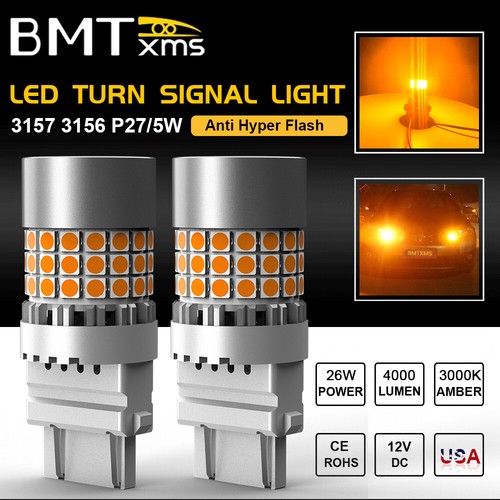 3157 3156 LED Rear Turn Signal Light for Ford F-150 1990-2020 Amber ...