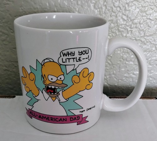 The Simpsons Mug Homer Simpson 1990 One Of The Bunch All American Dad ...