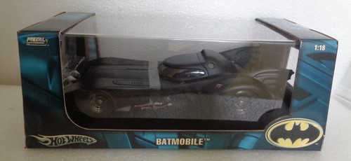 2004 NEW HOT WHEELS 1:18 SCALE BATMOBILE DIECAST (MICHAEL KEATON) 67218 ...