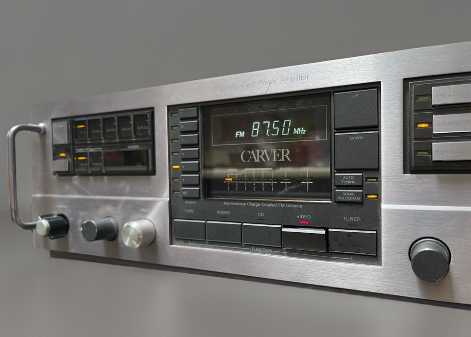 Vintage Carver AVR100 Audio Video Receiver Magnetic Field Power ...