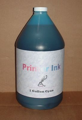 1 Gallon (128 oz) Cyan ink refill any printer Hp Lex | eBay
