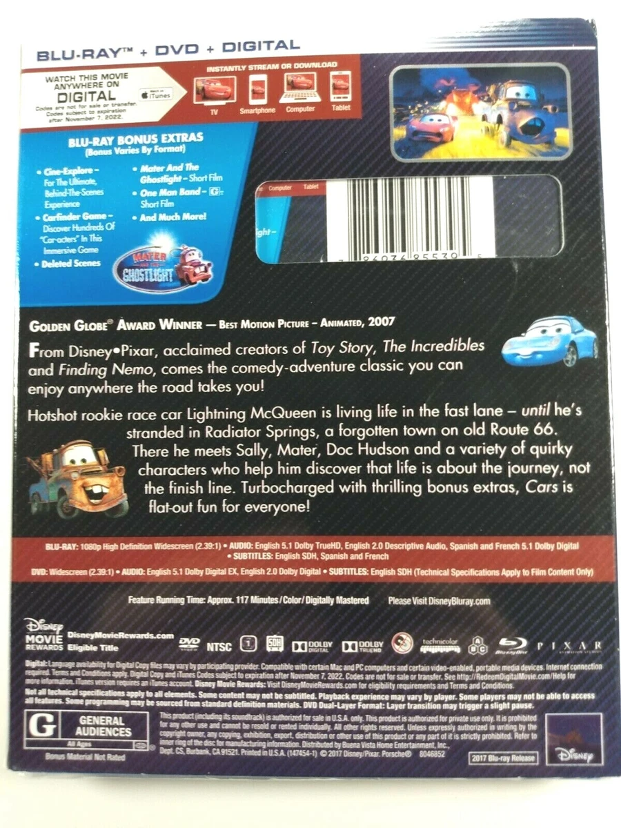 Cars 2022 Dvd