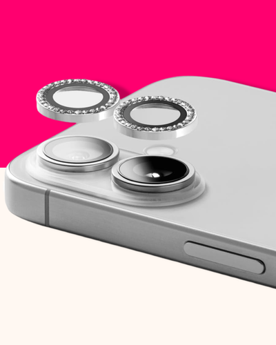 Camera Lens Gem for iPhone 16 16 Plus Easy Application Silver | eBay