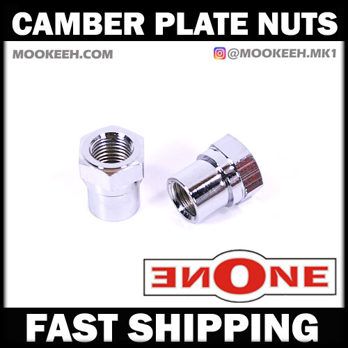 Long Sleeve Camber Plate Strut Mount Mounts Center Nut Nuts M12 x 1.25 ...