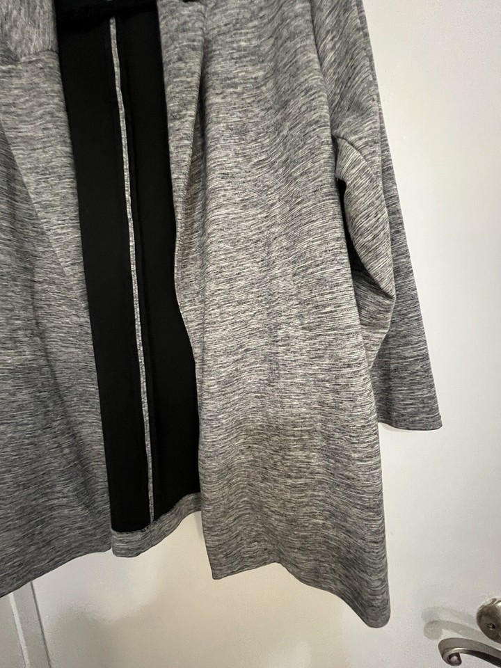 Women’s XL Forever 21 Contemporary Gray Open Front Blazer Jacket | eBay