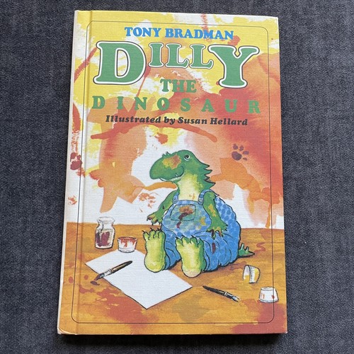 Dilly the Dinosaur 1987 Weekly Reader Hardcover Book, Drawings by Susan ...