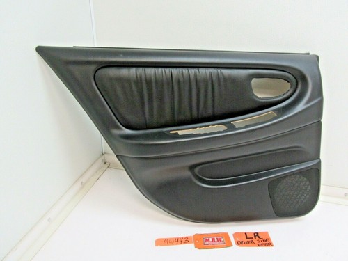 DOOR PANEL REAR BACK LEFT L LH LR DRIVER BLACK LEATHER CAR for 01 ...