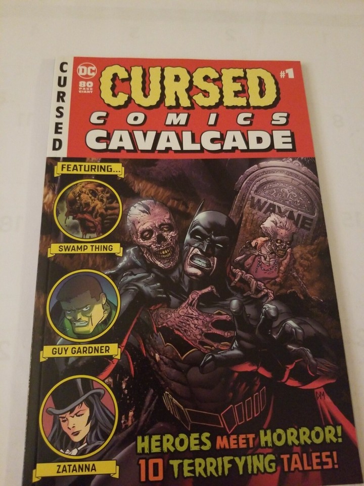 Cursed Comics Cavalcade #1 high grade VF Batman LOW PRINT RUN VF HORRoR ...