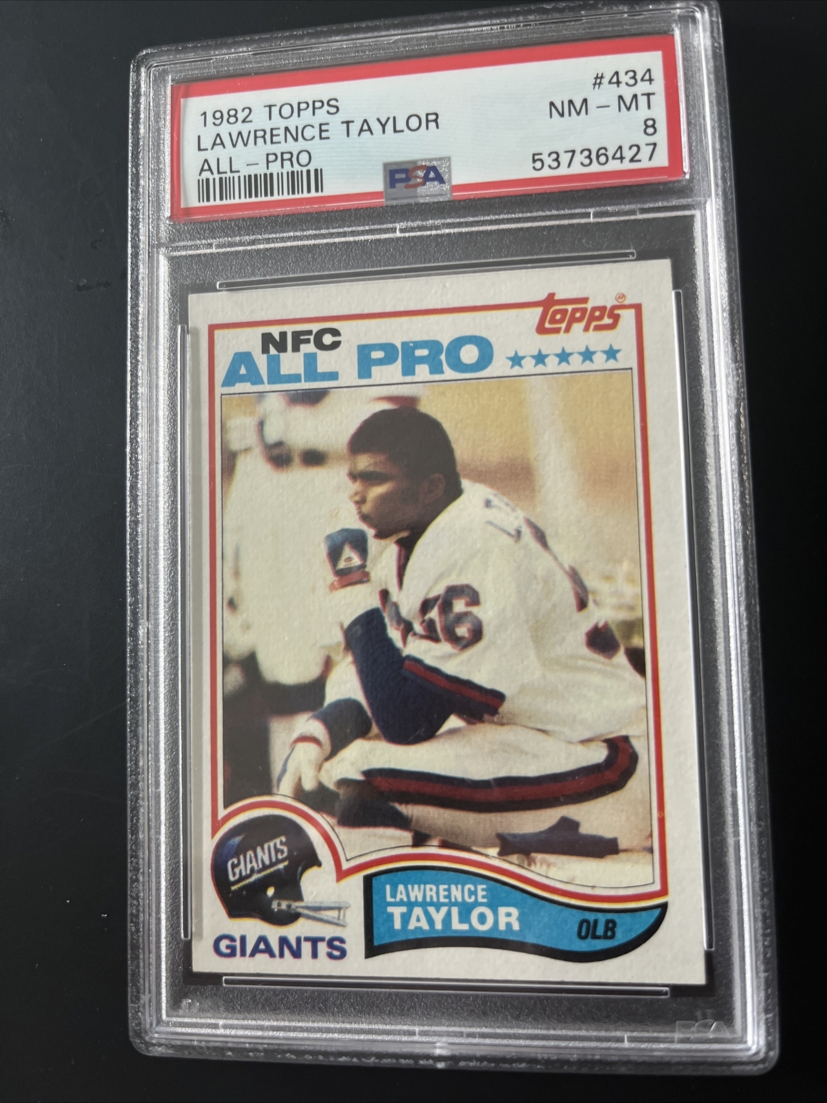 1982 Topps Lawrence Taylor Rookie Card PSA 8 | eBay