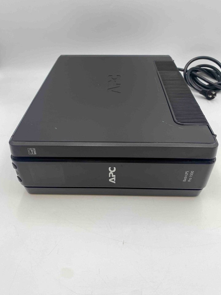 APC Back-UPS Pro, 1500VA/865W 120V 5-15R outlets AVR LCD " No Battery ...