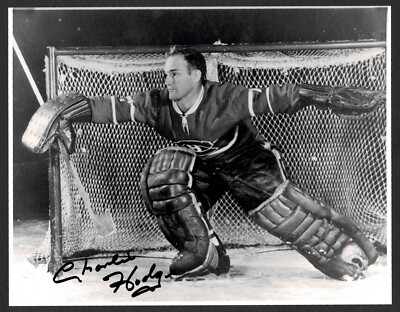 1950's Charlie Hodge Autographed Montreal Canadiens 10"x 8", Early #17 ...