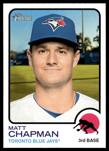 2022 Topps Heritage High Number Matt Chapman Toronto Blue Jays #659 | eBay