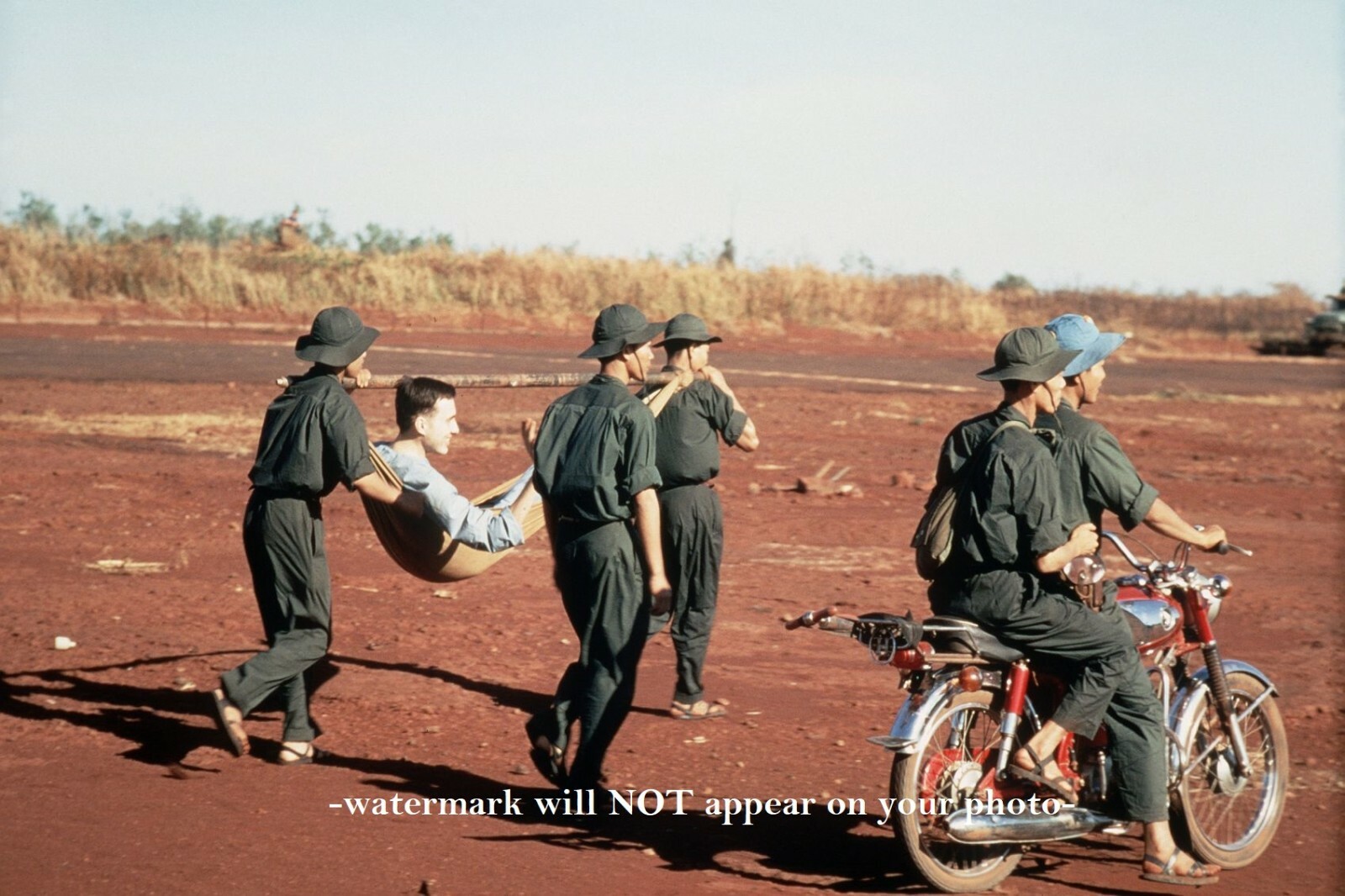 Vietnam War POW Exchange PHOTO Viet Cong Soldier Motorcycle, US Air ...