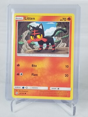 Litten #24 Pokemon Card 2016 | eBay