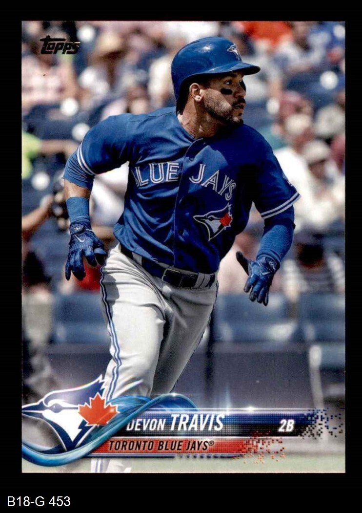 2018 Topps #453 Devon Travis Blue Jays 8 - NM/MT | eBay