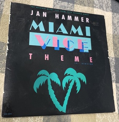 Jan Hammer Miami Vice Theme 12” Vinyl Record 1985 | eBay
