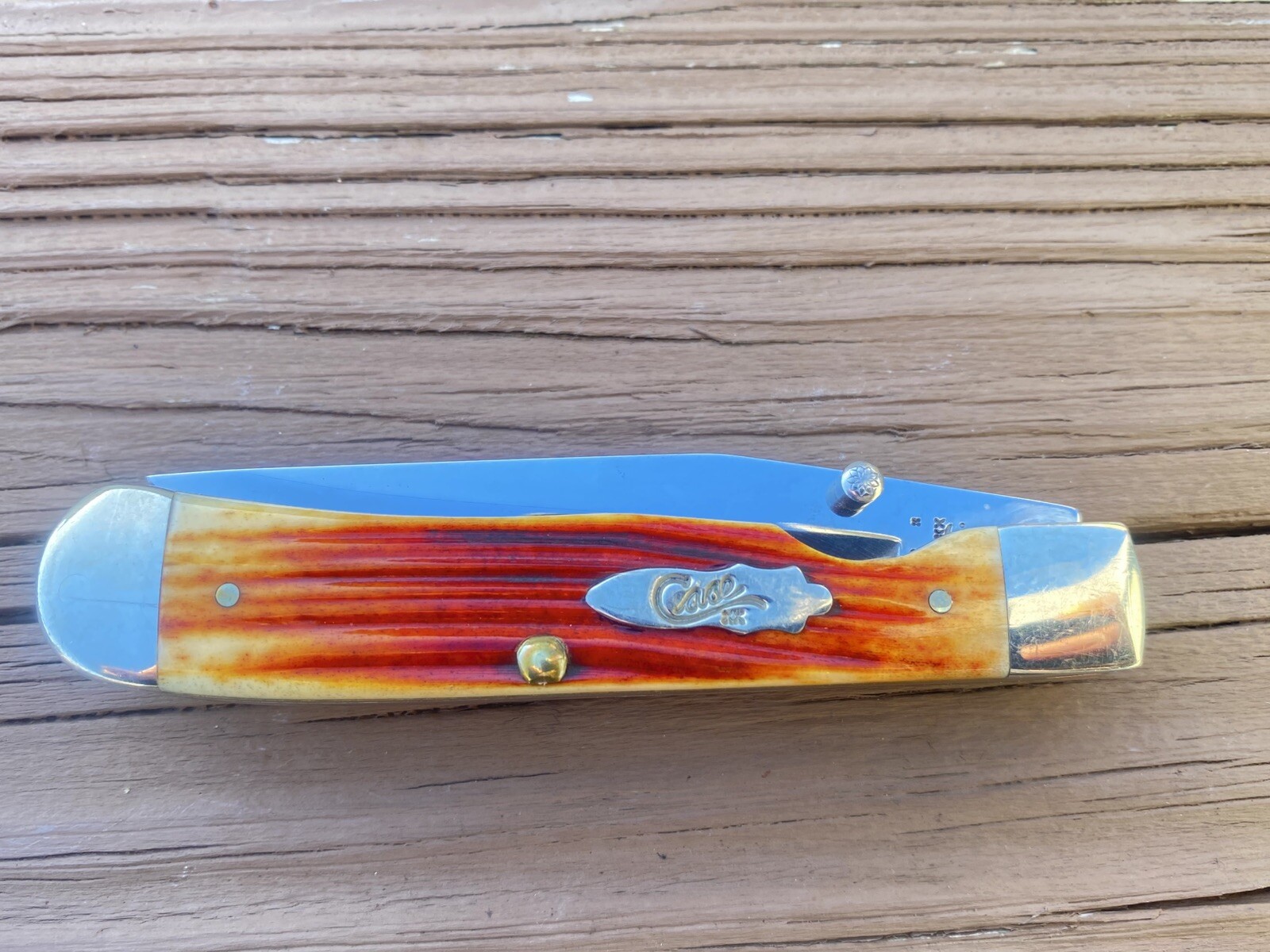 CASE XX POCKET KNIFE - 2012 TRAPPERLOCK 6154 LC - EXCELLENT - NR | eBay