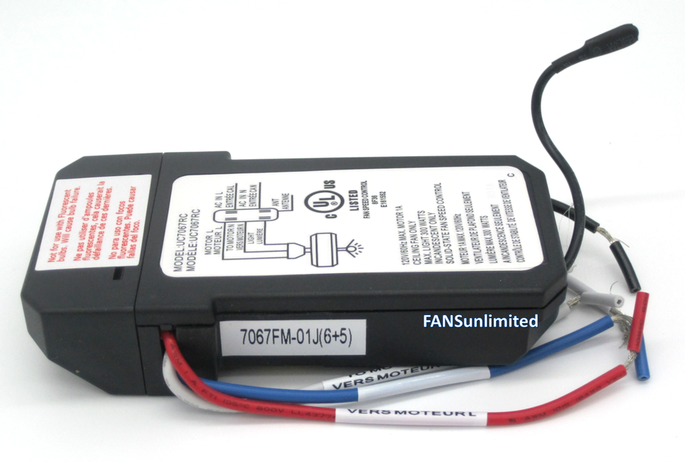 Hunter 27185 Replacement Ceiling Fan Remote Control Kit INCLUDES ...