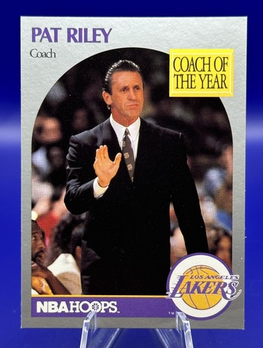 1990 NBA Hoops PAT RILEY Coach of the Year #317 Los Angeles Lakers | eBay