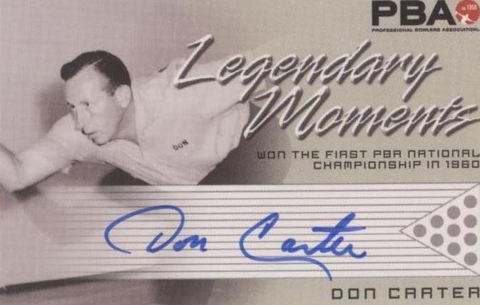 2008 Rittenhouse PBA - Legendary Moments Autographs Don Carter (AU) for ...
