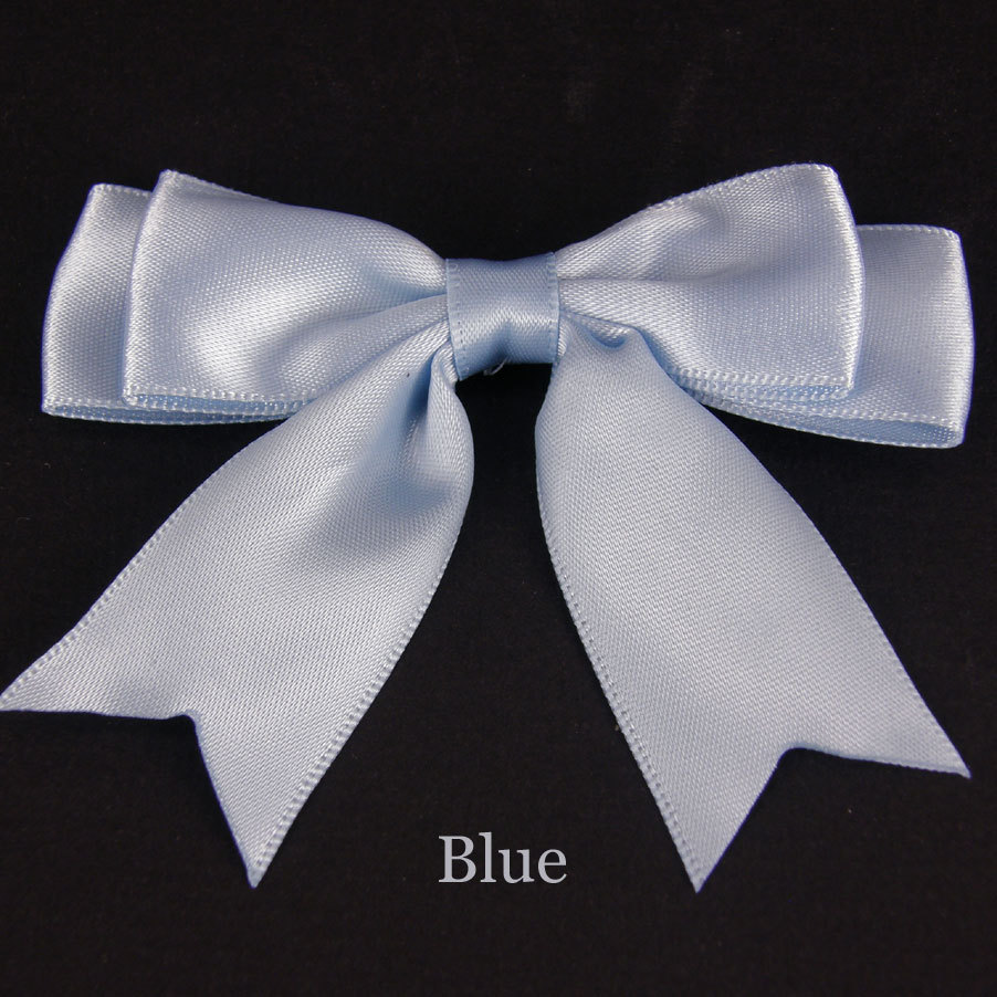 Large Double Bows, Satin Ribbon, with Tails 3 inch wide Beautiful pack ...