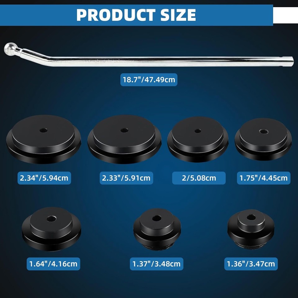 10PCS Diesel Freeze Frost Plug Installer & Remover Kit for Engine ...