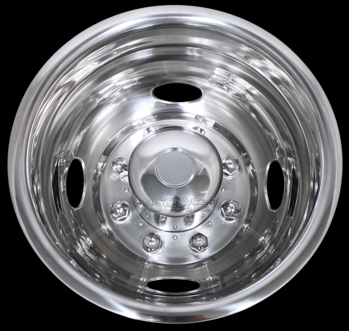 Wheel Simulators 4 New Stainless Steel For Ford F350 Dually - 17 Inch ...