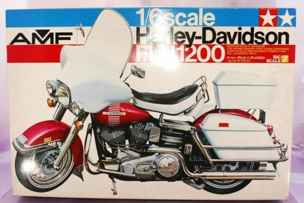 Tamiya 1/6 Harley-davidson AMF Flh1200 Bike Motorcycle Kit BS0607 for ...