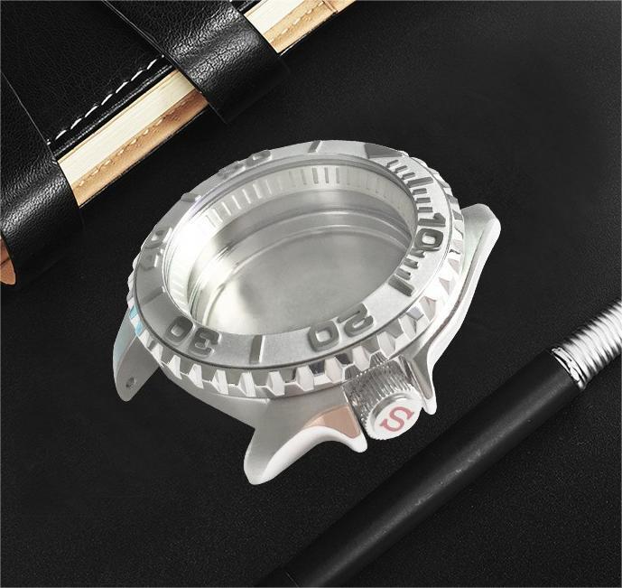 42mm SKX007 SKX009 SRPD Watch Case Mod Parts Back Crown Refit Complete ...
