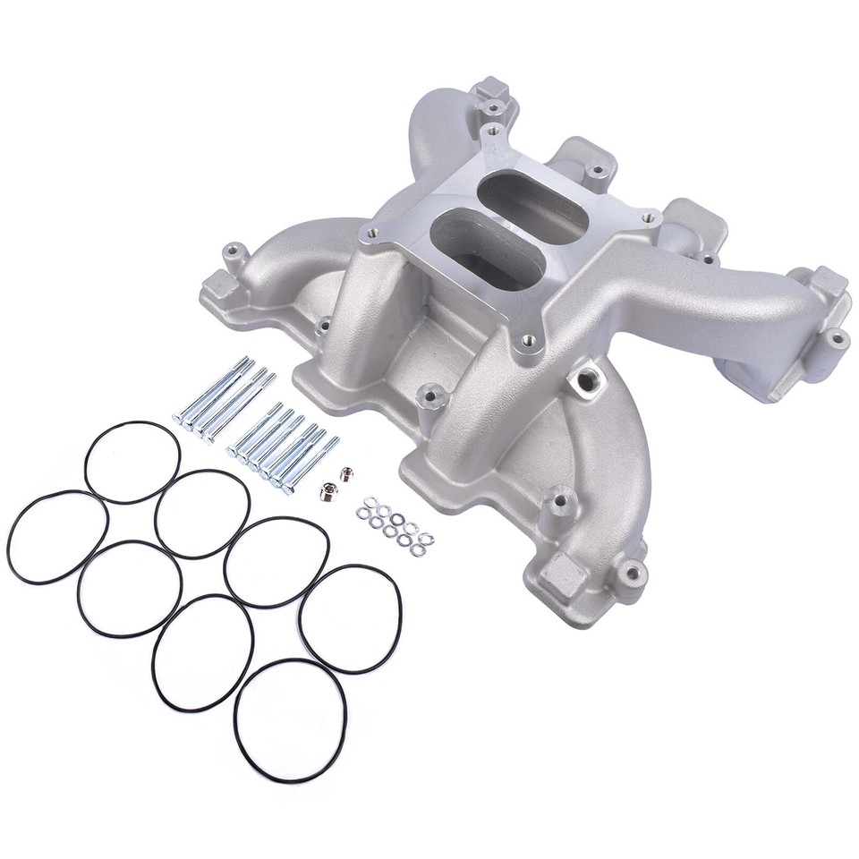 Dual Plane Mid-Rise Intake Manifold for Chevy Corvette LS1/LS2/LS6 5.7L ...
