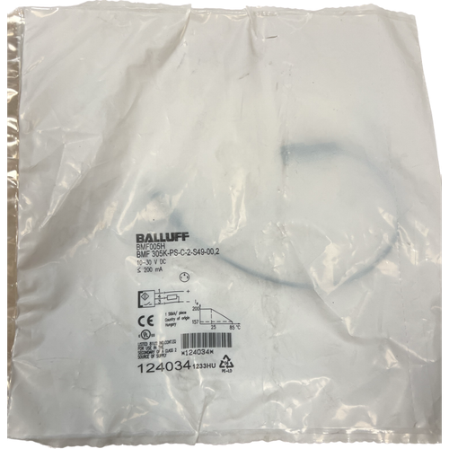 Balluff Sensor BMF005H BMF 305K-PS-C-2-S49-00,2 124034 | eBay