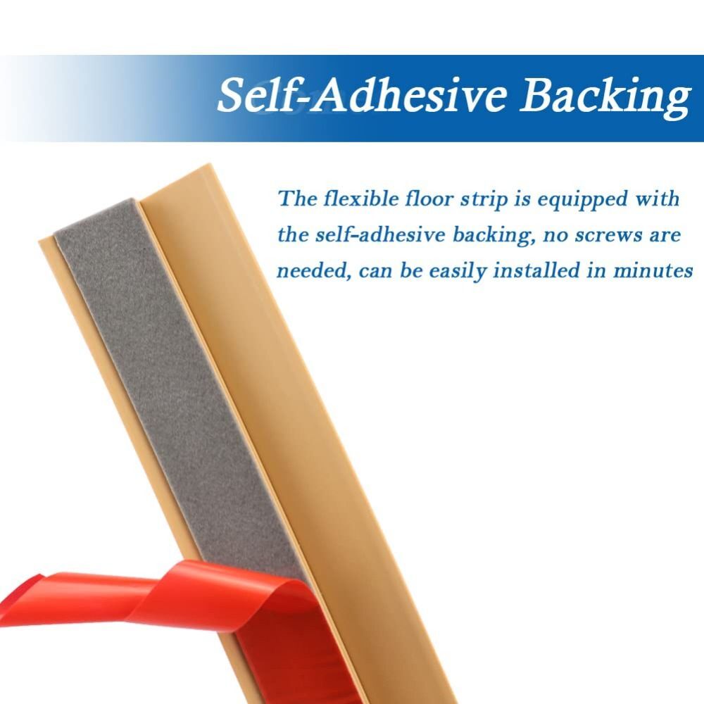 10 Ft Threshold Transitions PVC Floor Divider Strips Threshold Cover ...