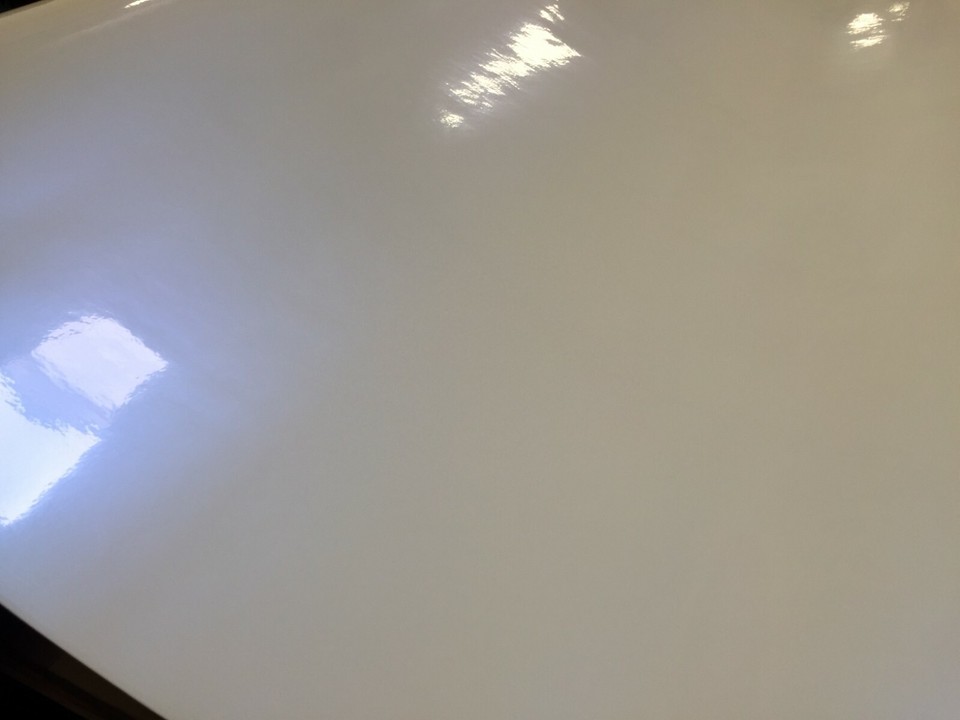 60FT x 5FT GLOSS Pearl Ivory White Blue Iridescent Vinyl Car Wrap ...