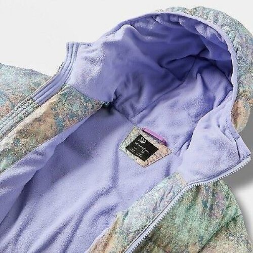 EEO) Girls' Tie-Dye Short Puffer Jacket - All in Motion Purple L 10/12 ...