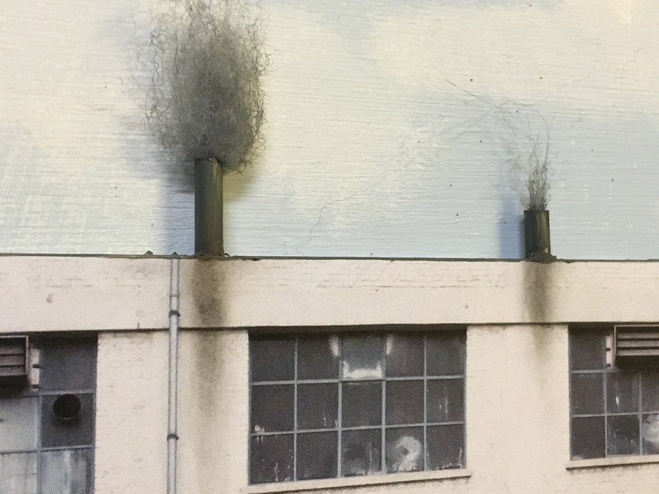 O Scale Scratch Built Industrial #3 Combo Building w/LEDs, Flat/Front ...