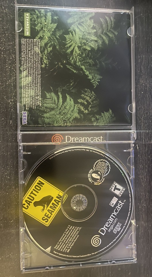 Seaman (Sega Dreamcast, 2000) VMU, Microphone Manual, Mic Included ...