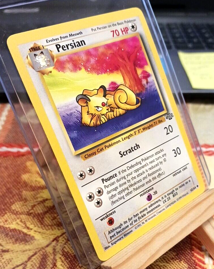 POKEMON Persian 42/64 Jungle Set Unlimited Uncommon, NM Condition | eBay