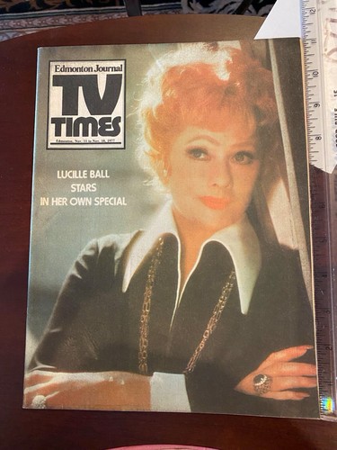 Lucille Ball Magazine Cover TV Times 1977 | eBay