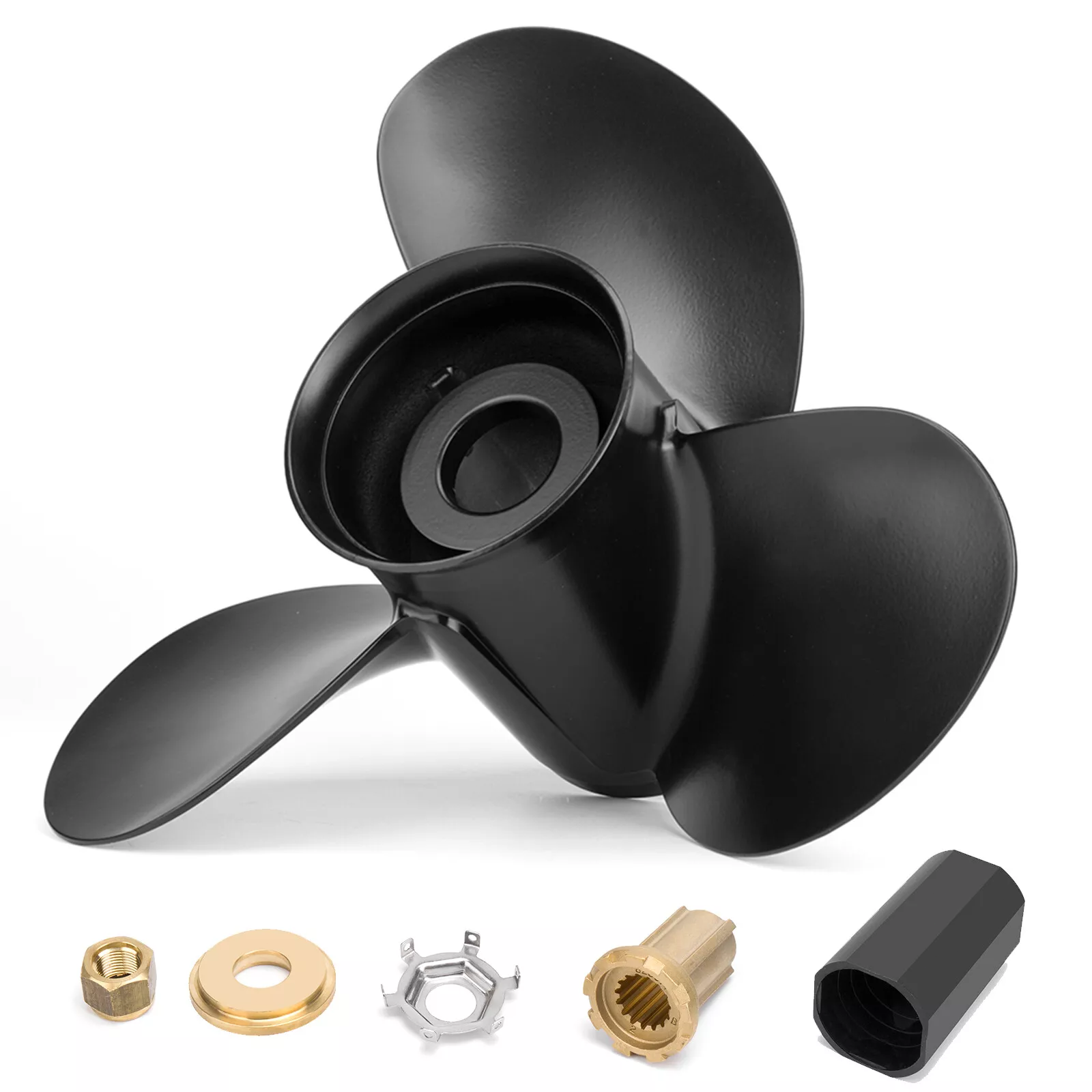 13-3/4x15 Aluminum Boat Propeller For Mercury 48-77342A45, 13.75"x15 ...