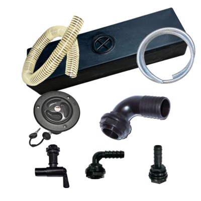 58 LITRE FRESH WATER KIT (WITH BLACK FILLER CAP) MERCEDES SPRINTER 06 ...