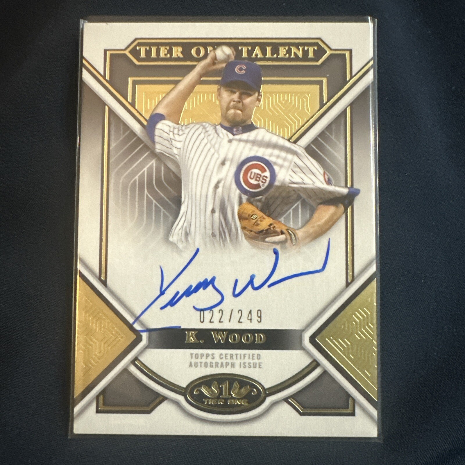 2023 Topps Tier One - Tier One Talent Autographs #T1TA-KW Kerry Wood ...